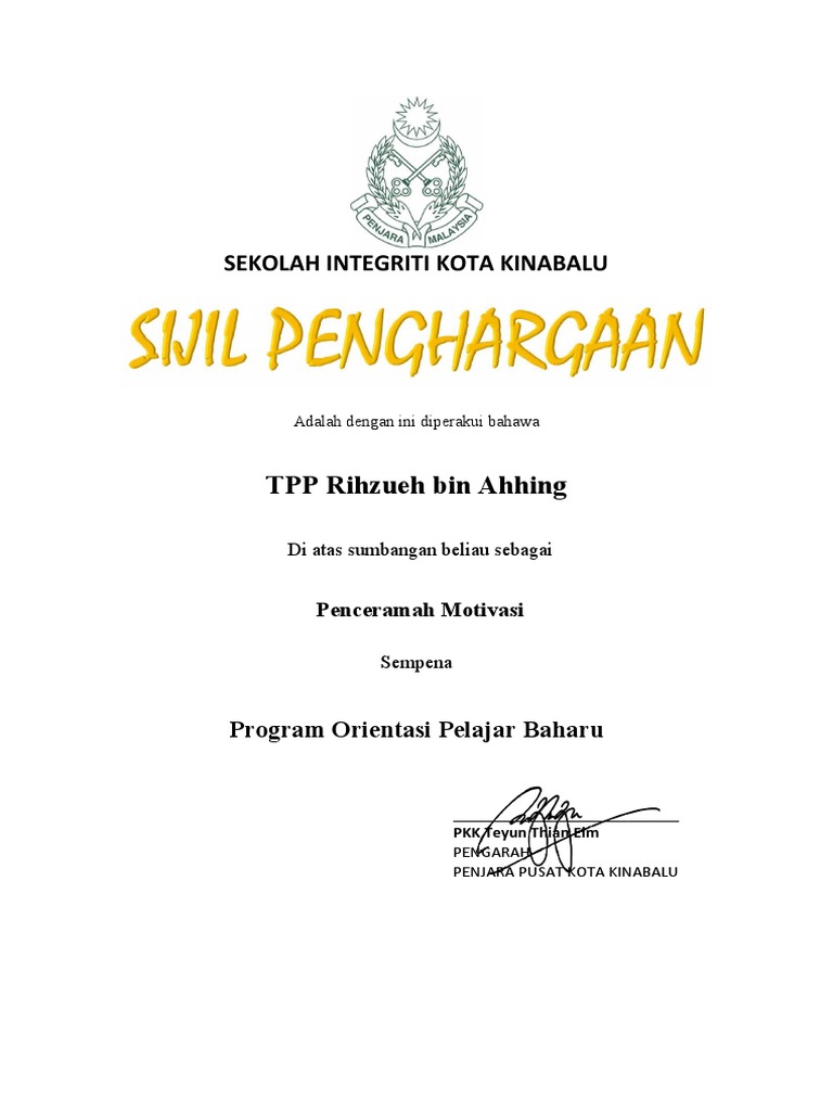 Sijil Penceramah 2022 | PDF