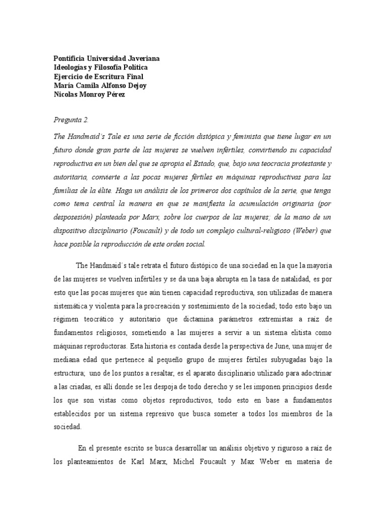 Pontificia Universidad Javeriana Ideologías y Filosofía Política ...