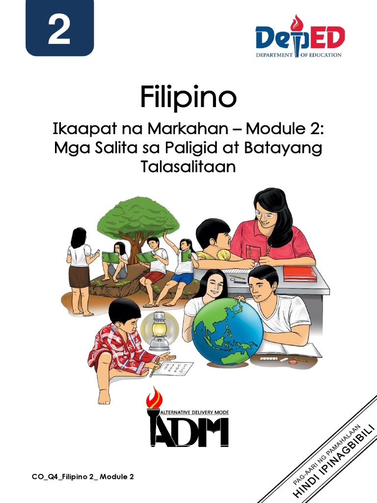 Filipino: Ikaapat Na Markahan - Module 2: Mga Salita Sa Paligid at ...