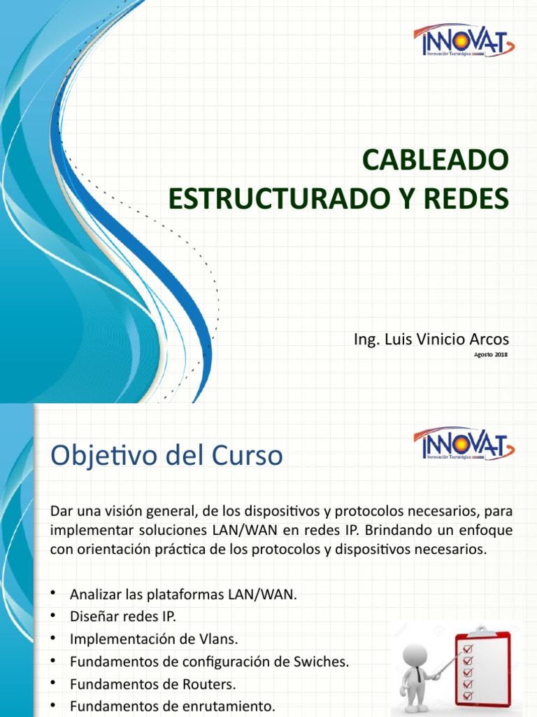 Cableado Estructurado y Redes IP | PDF | Red de computadoras ...