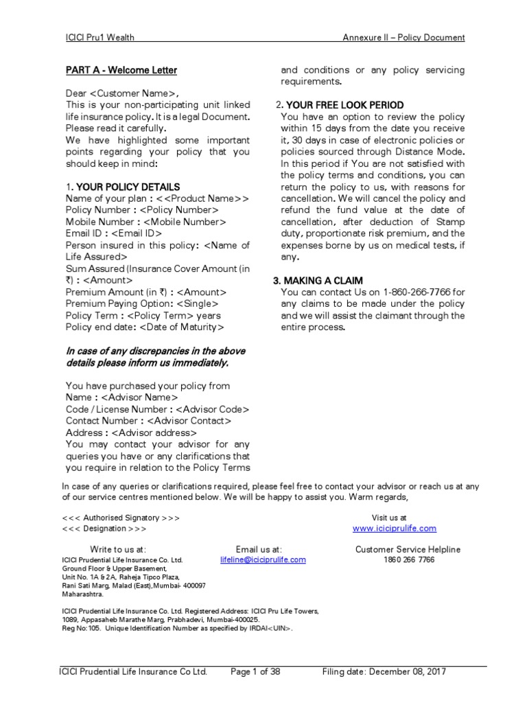 In Case of Any Discrepancies in The Above Details Please Inform Us ...