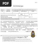 Body Corporate Bill of Sale Form 10A | PDF | Tonnage | Ships