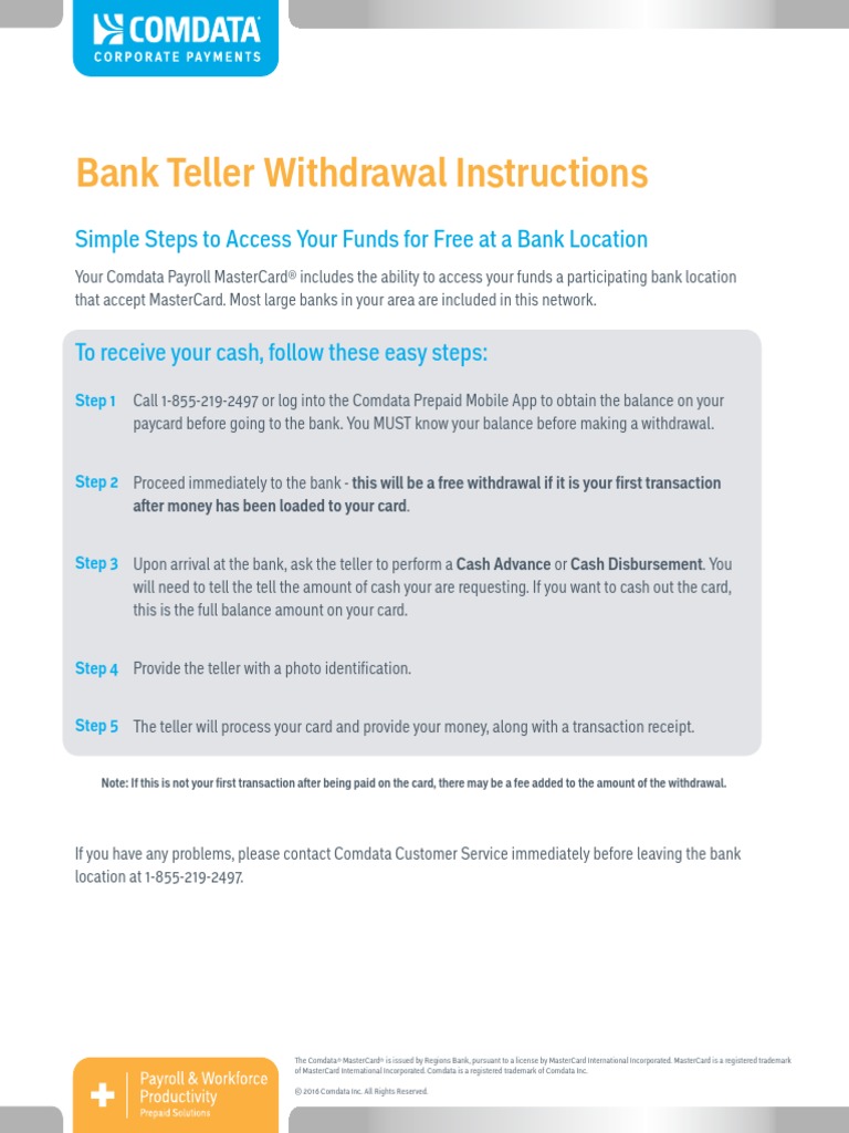 Bank Cashout First Free - Employbridge | PDF