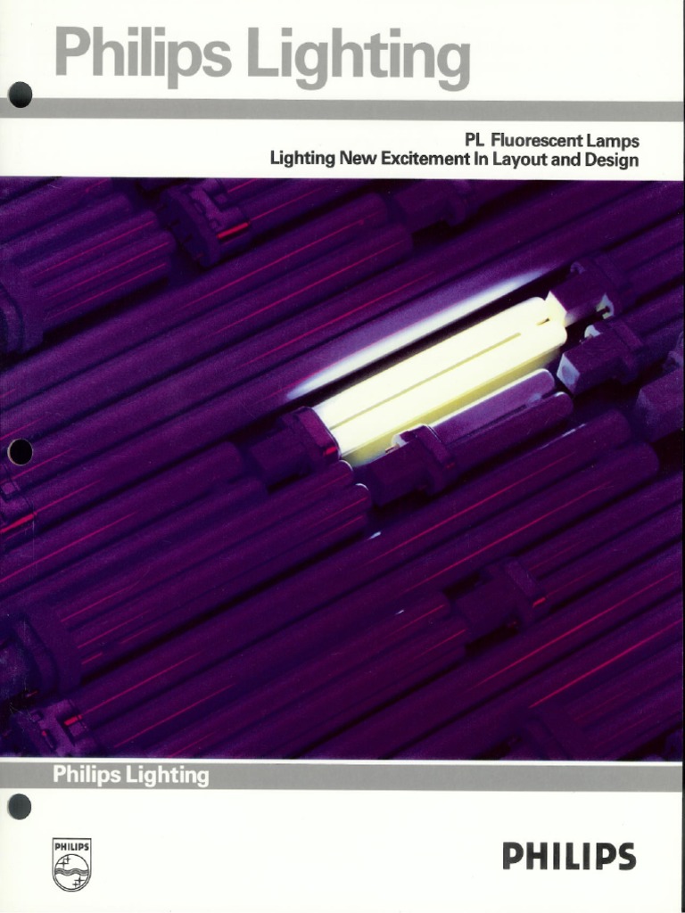 Philips PL Compact Fluorescent Lamps Overview Brochure 4-92 | PDF