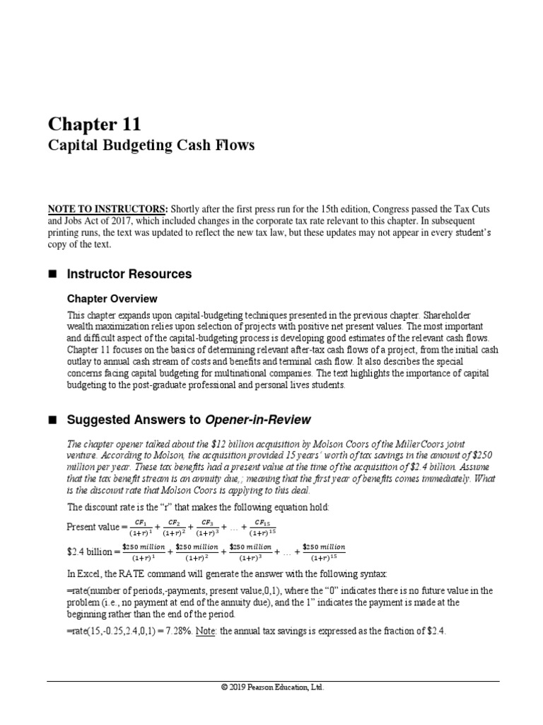 PFM15e IM CH11 | PDF | Book Value | Depreciation