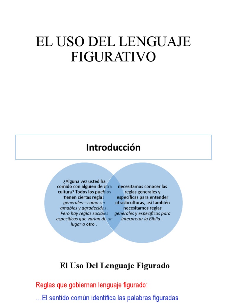 Uso y Tipos de Lenguaje Figurativo | PDF | Profecía | Profeta