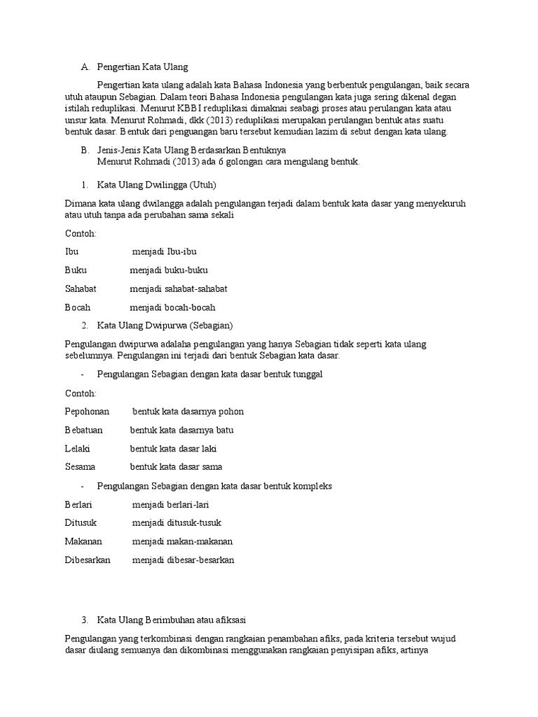 Bismillah Kata Ulang | PDF