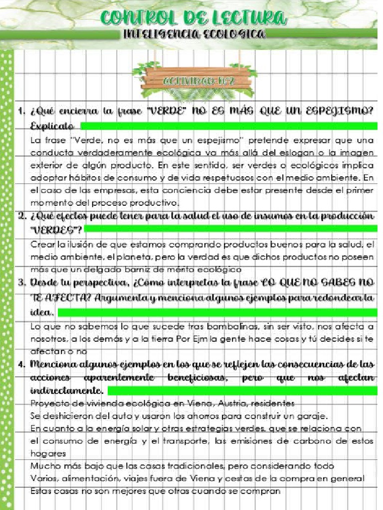 Control de Lectura 2 | PDF