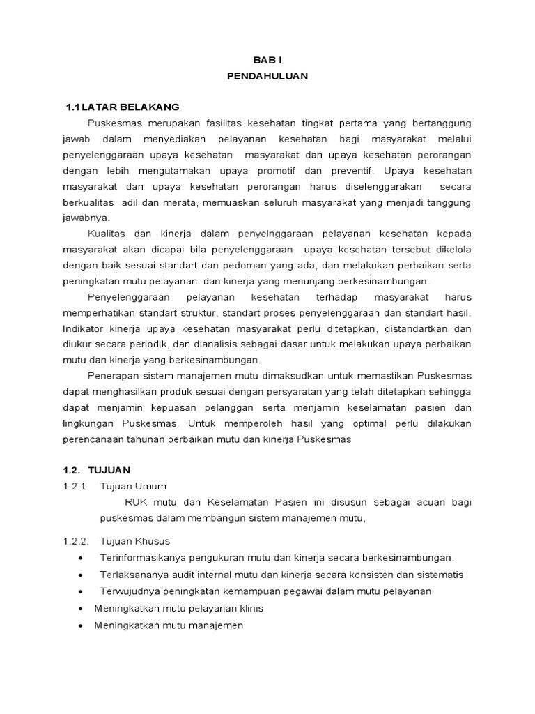 RPK Mutu | PDF