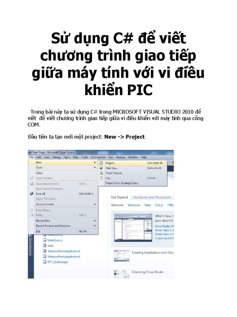 Giao Tiep rs232 Voi C | PDF