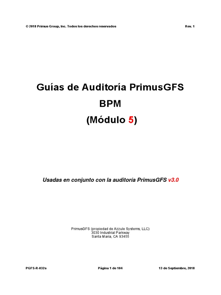PGFS R 032s R1 PrimusGFS v3.0 Module 5 Interpretation Guidelines ...