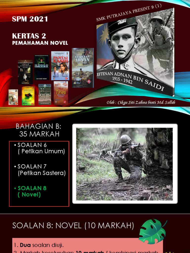 Contoh Soalan 8 - Novel | PDF