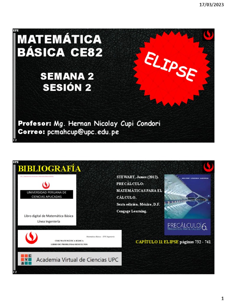 Conceptos y Ejercicios sobre Elipses | PDF | Matriz (Matemáticas) | Elipse