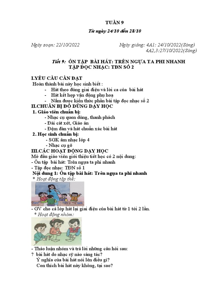 Âm NH C 4 Tiet 9 | PDF