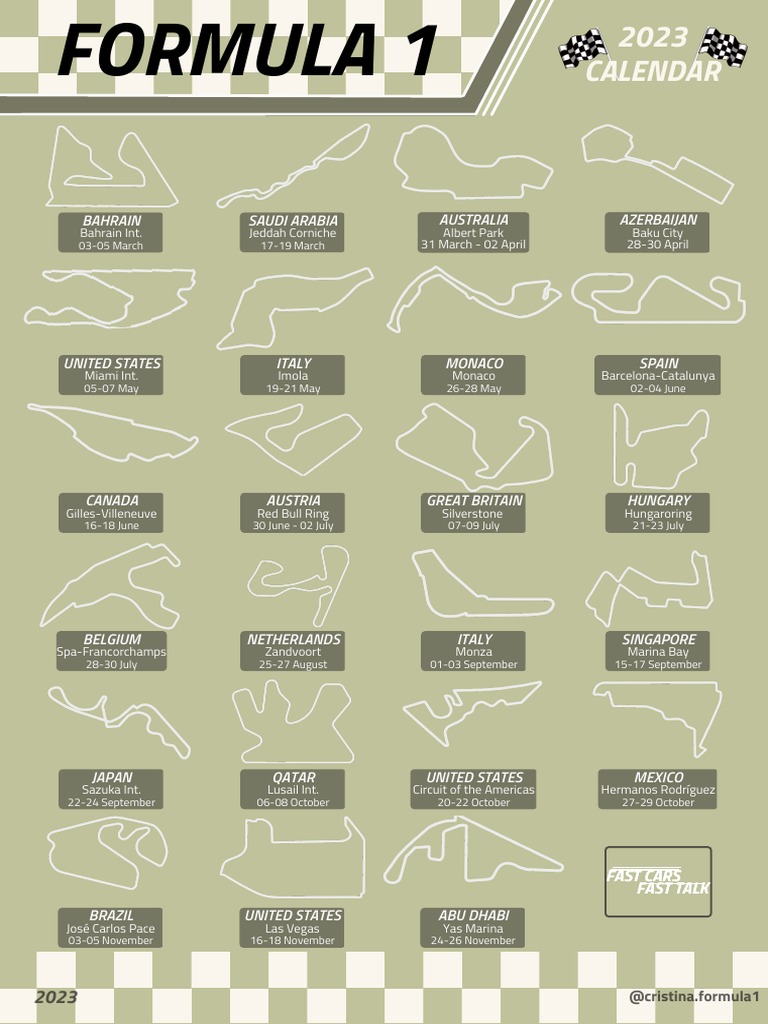F1 Calendar | PDF