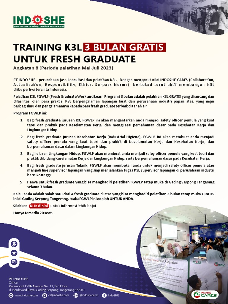 Flyer Dan Product Introduction FGWLP Angkatan 8 - Compressed | PDF