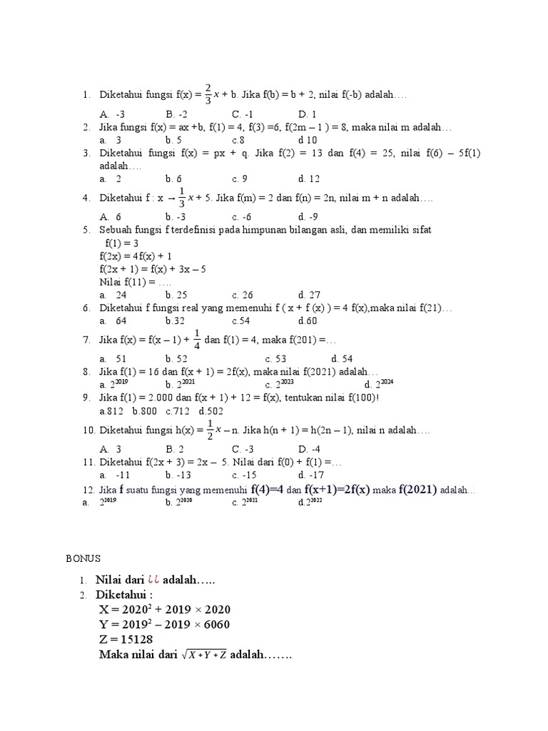 Fungsi | PDF | Metode & Bahan Ajar
