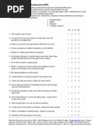 Beck Hopelessness Scale Questionnaire | PDF | Epistemology