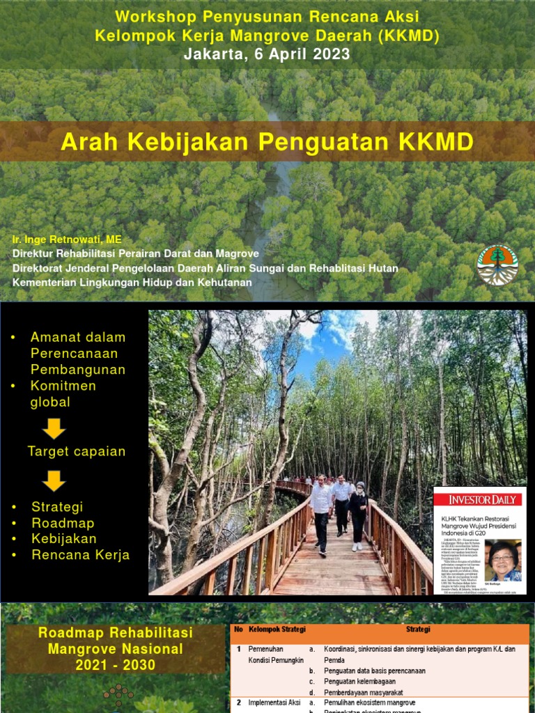 KLHK - PDASRH - WORKSHOP KKMD - April 2023 - Rev 2 | PDF