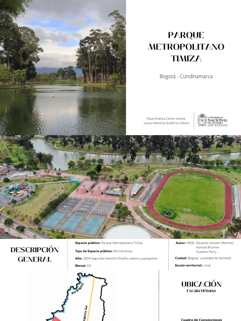 Parque Metropolitano Timiza: Bogotá - Cundinamarca | PDF | Parques ...