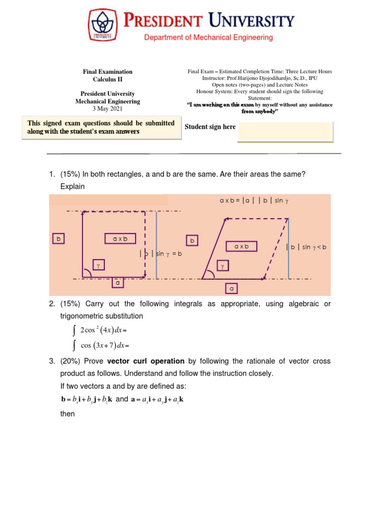 HD-Mechanical Engineering-Calculus II-Final Examination-3 May 2021-f ...