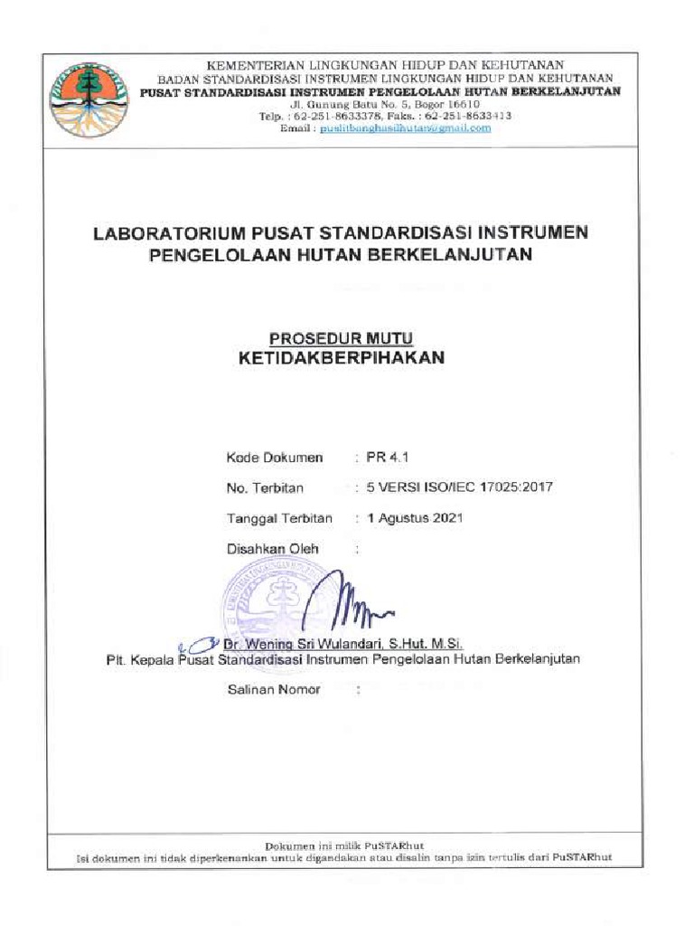 Prosedur Mutu Final | PDF