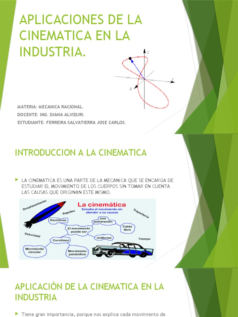 Aplicaciones de la Cinemática Industrial | PDF