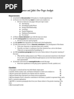 Romeo and Juliet One-Pager Analysis | PDF | General Fiction