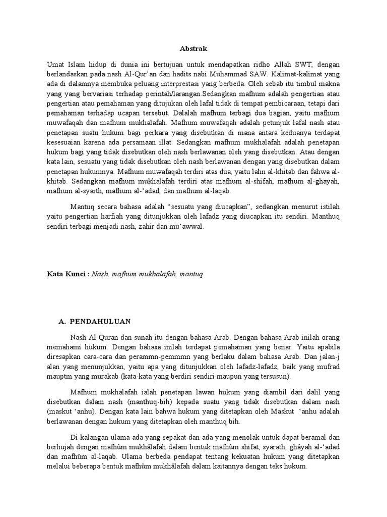 Pengertian Nash | PDF