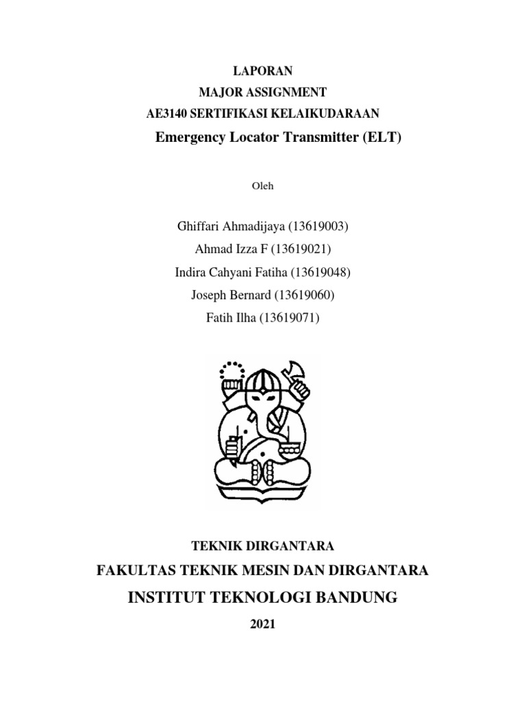 Airworthiness Certification Emergency Locator Transmitter Elt Pdf