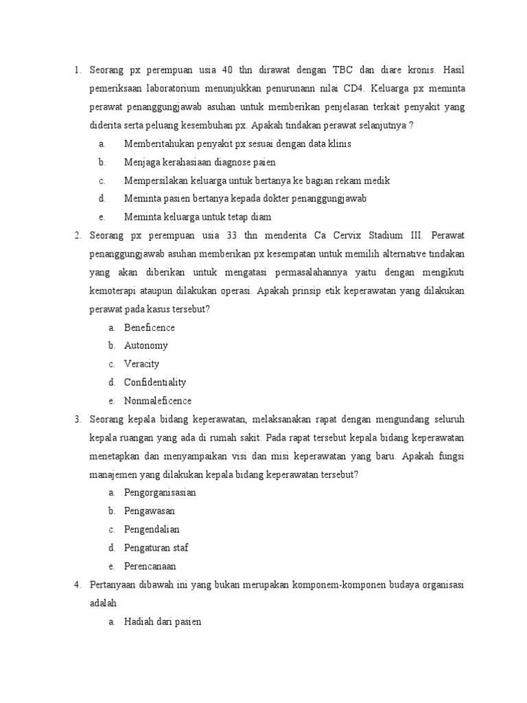 Soal Uts Manajemen Titin | PDF