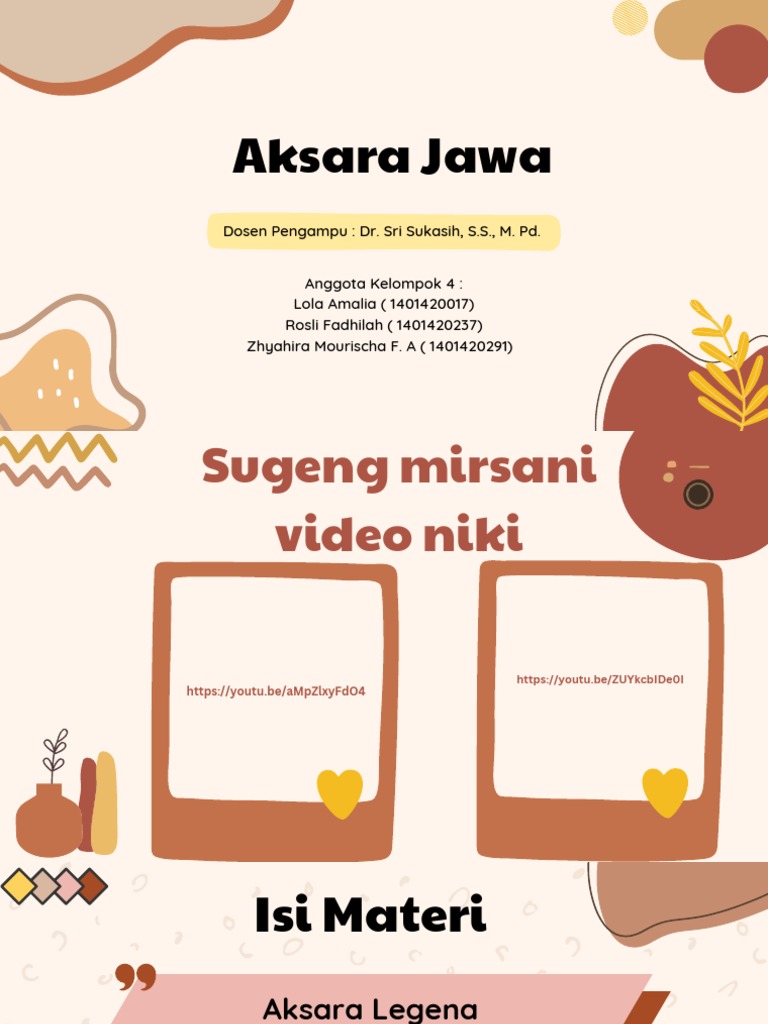 Aksara Jawa PPT Kelompok 4 | PDF