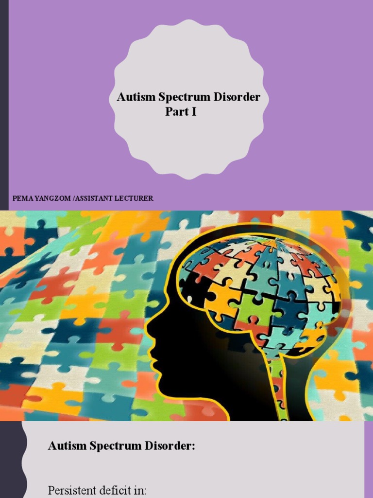 Aaaaaaaa ASD - Part I | PDF | Autism Spectrum | Cognitive Science