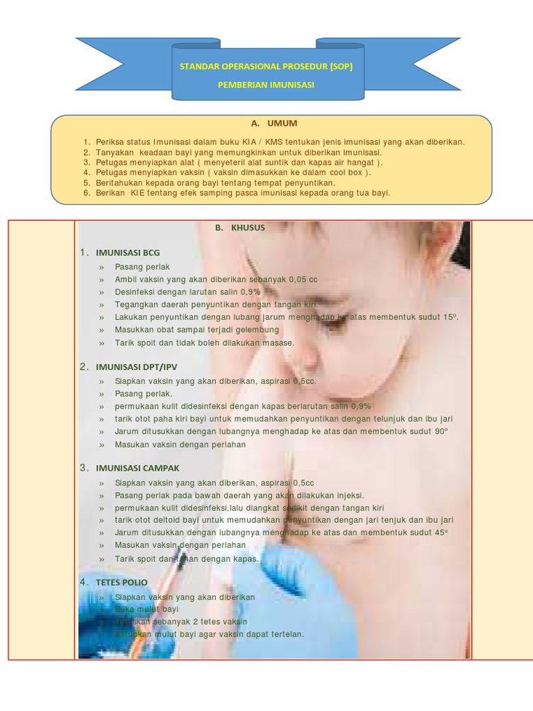 SOP Lab Anak (Poster) | PDF