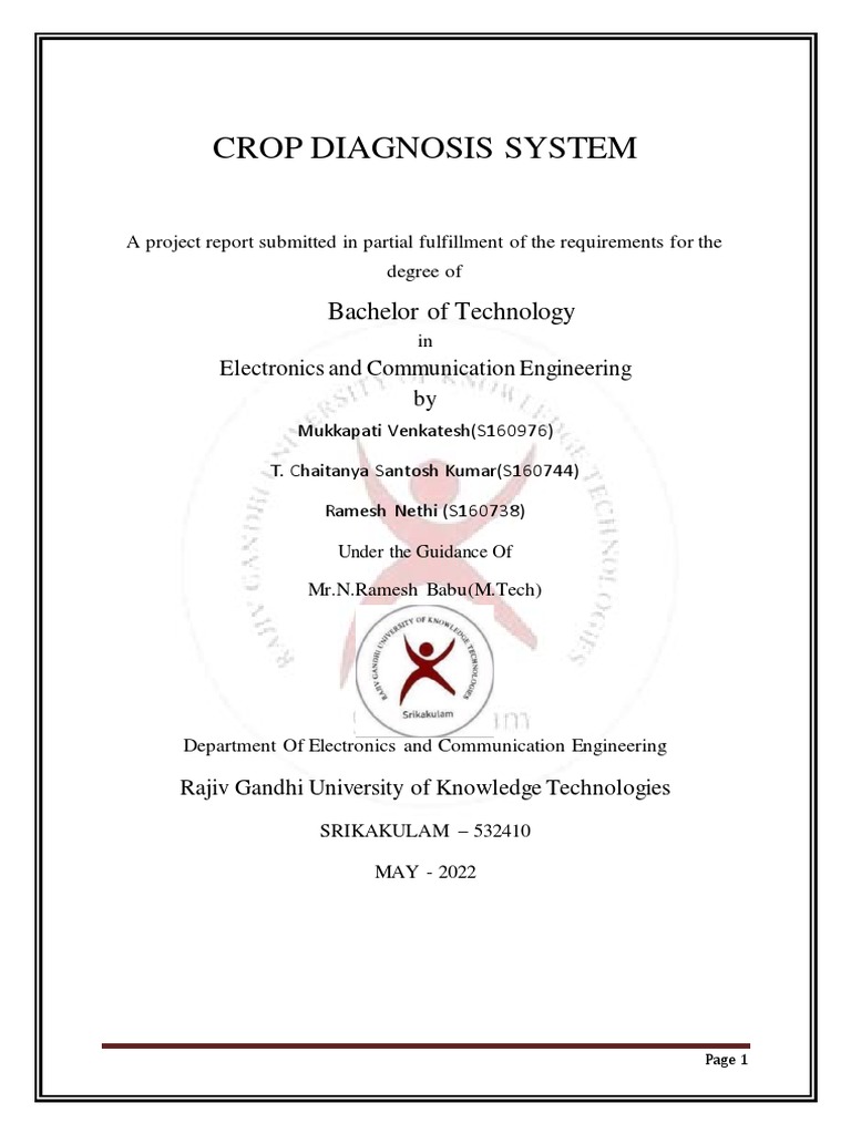 Crop - Diagnosis - System | PDF | Deep Learning | Artificial Neural Network