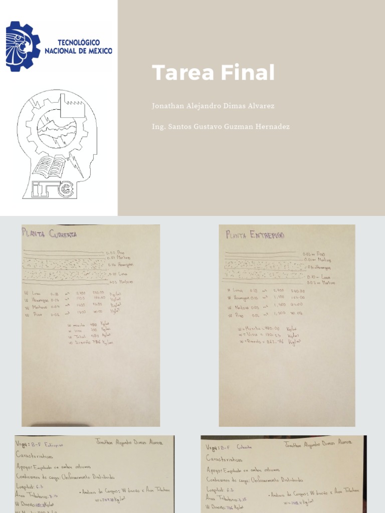 Tarea Final: Jonathan Alejandro Dimas Alvarez Ing. Santos Gustavo Guzman Hernadez | PDF