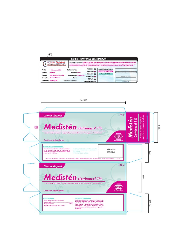 S Lote Medisten Clotrimazol 35 G | PDF