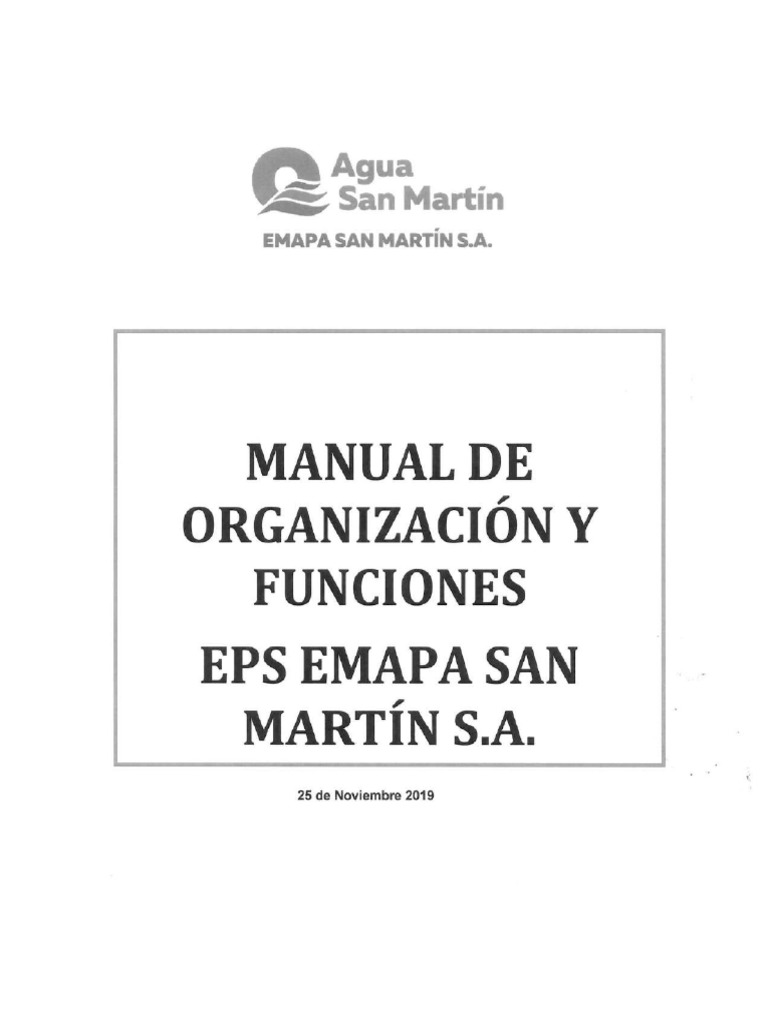 Anexo 5 Mof Emapa San Martin S.A. | PDF