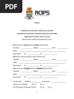 Security Guard License Renewal Form | PDF | Security Guard | Private ...
