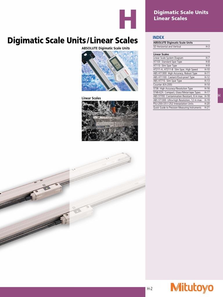 Digimatic Scale Units Linear Scales | PDF | Usb | Computer Keyboard