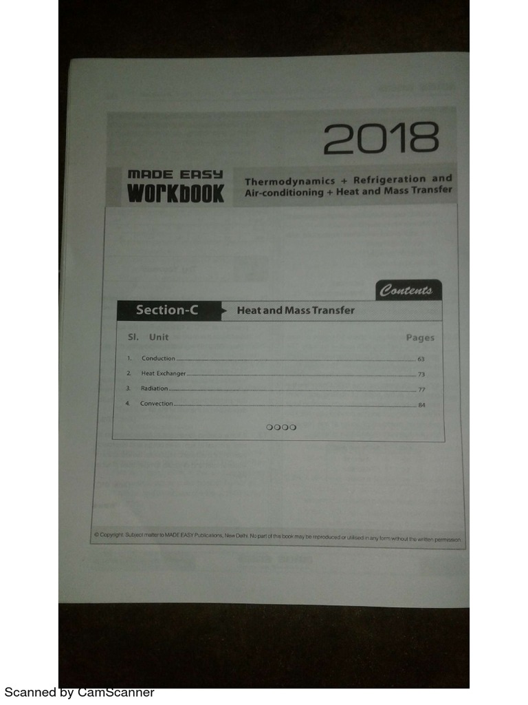 Heat and Mass Transfer Made Easy Work Book. | PDF