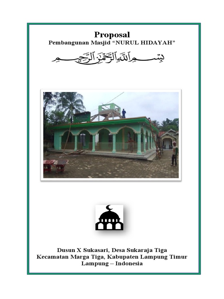Proposal REHAB MASJID NURUL HIDAYAH | PDF