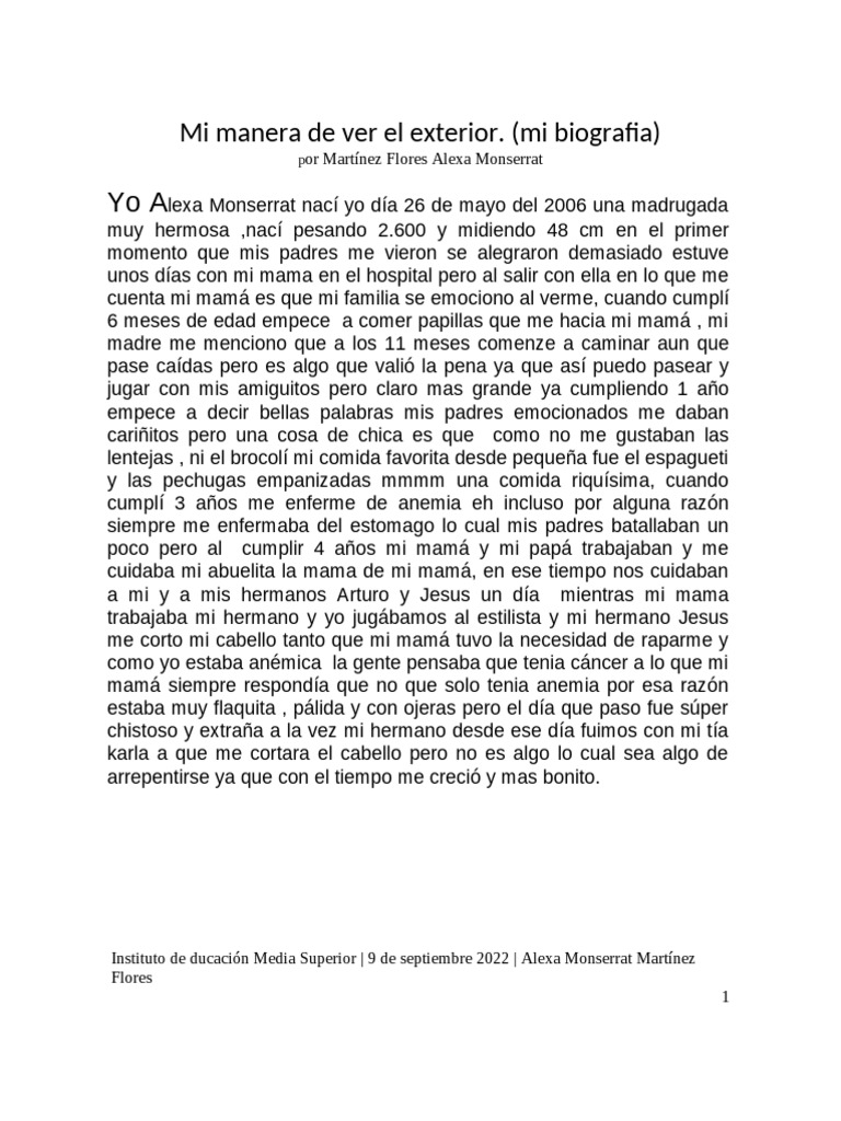 Mi Biografia 2 para PDF | PDF