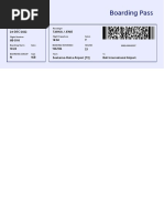 Contoh Boarding Pass Ticket Lion Air | PDF