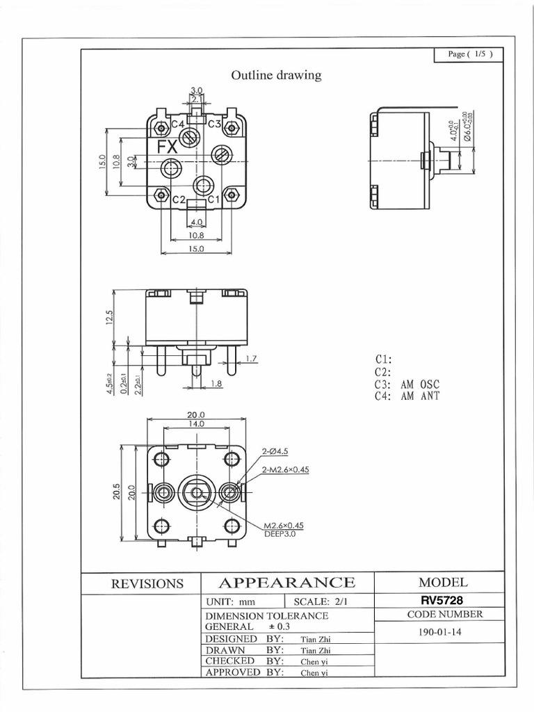 RV5728 dataSheetMain | PDF