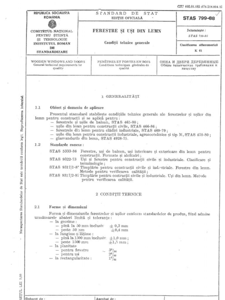Stas 799-88 | PDF