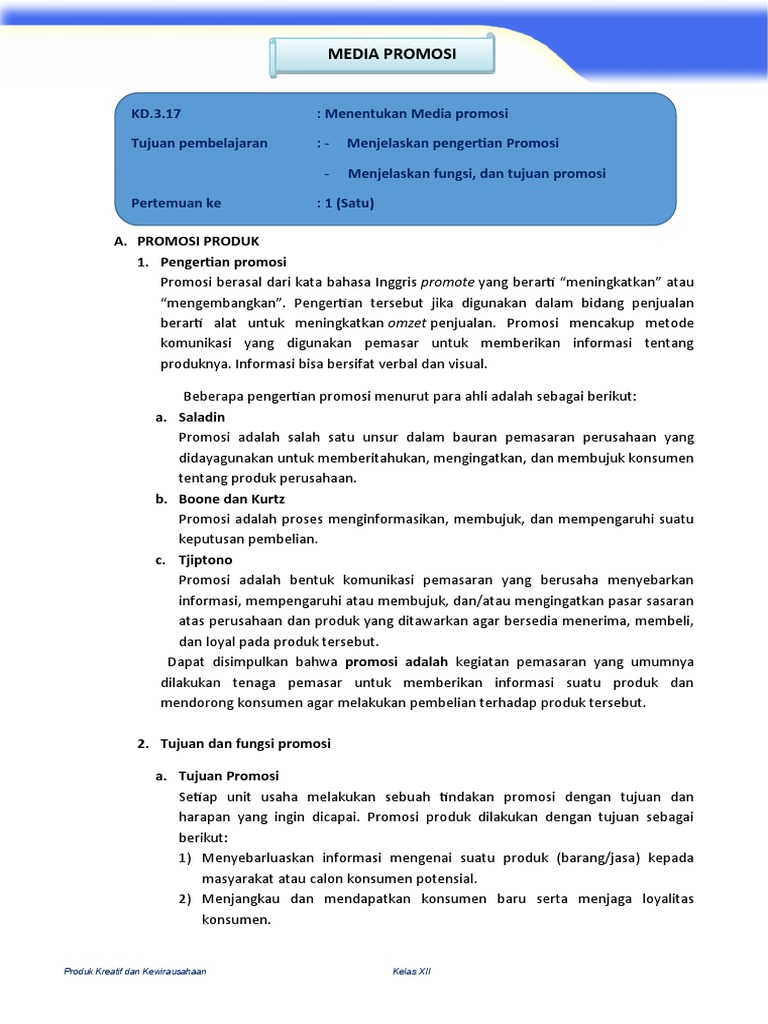 Modul PKK Kelas Xii 21-22 | PDF