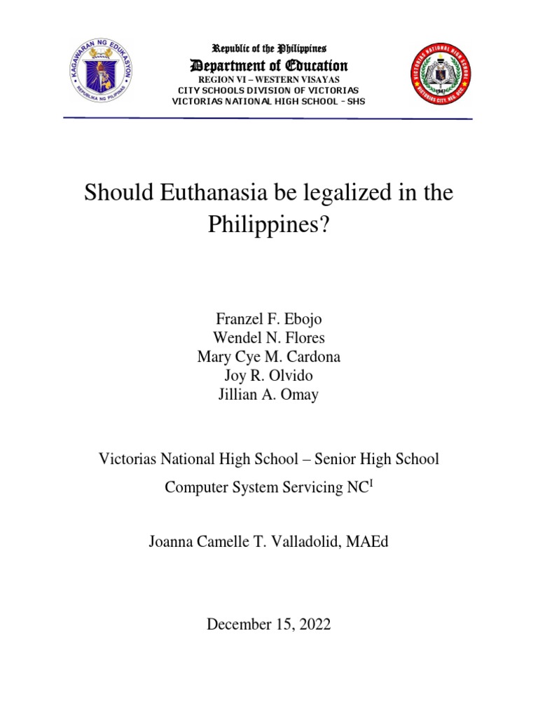 Euthanasia Debate in the Philippines | PDF | Forgiveness | Bible