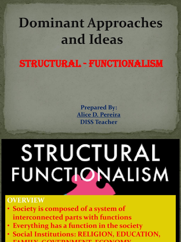 Structural Functionalism Diss | PDF | Sociology | Scientific Theories
