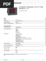 Schneider Electric - EM6400NG+ - METSEEM6400NGRSCL5 | PDF | Ac Power ...
